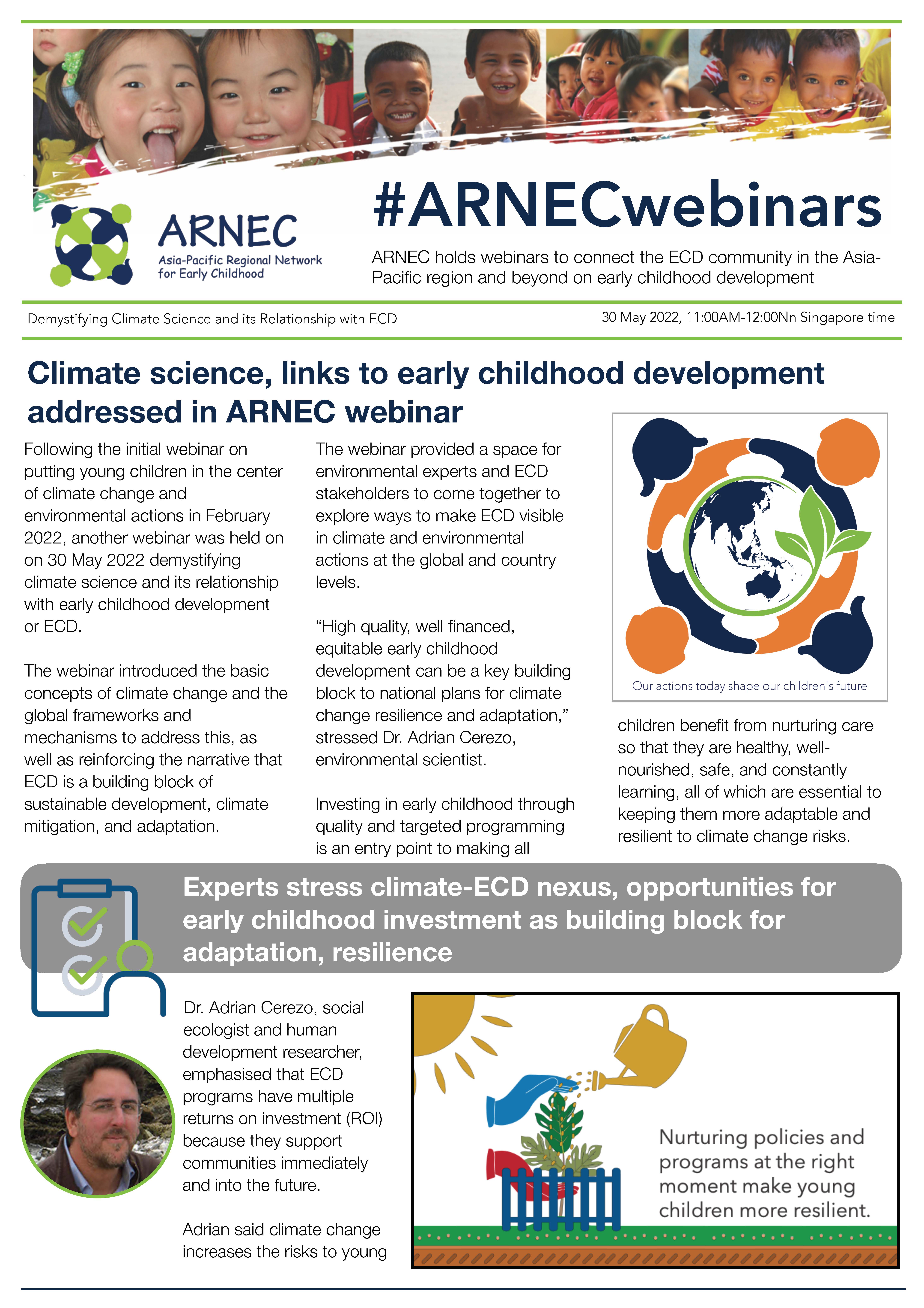 Demystifying climate change and its relationship with Early Childhood ...
